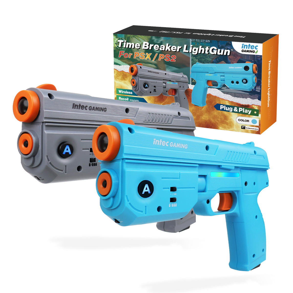 Time Breaker LightGun for PS1 /PS2 – INTECGAMING